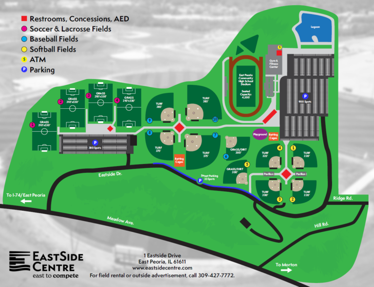 ESC Complex Map Spring 2026 - EastSide Centre